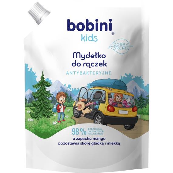 Bobini Kids antybakteryjne mydło w płynie 300ml zapas - Max Drogeria.pl