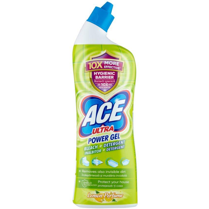 Ace Ultra Power Gel wybielacz do WC 750ml Lemon Perfume - Max Drogeria.pl