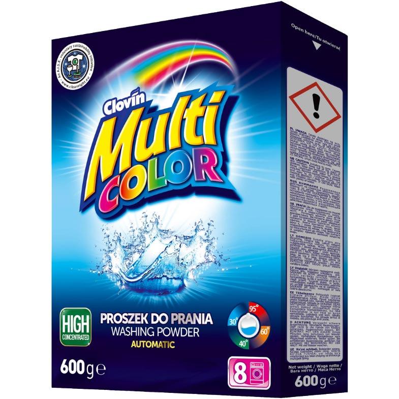 Clovin Multicolor proszek do prania 600g karton - Max Drogeria.pl