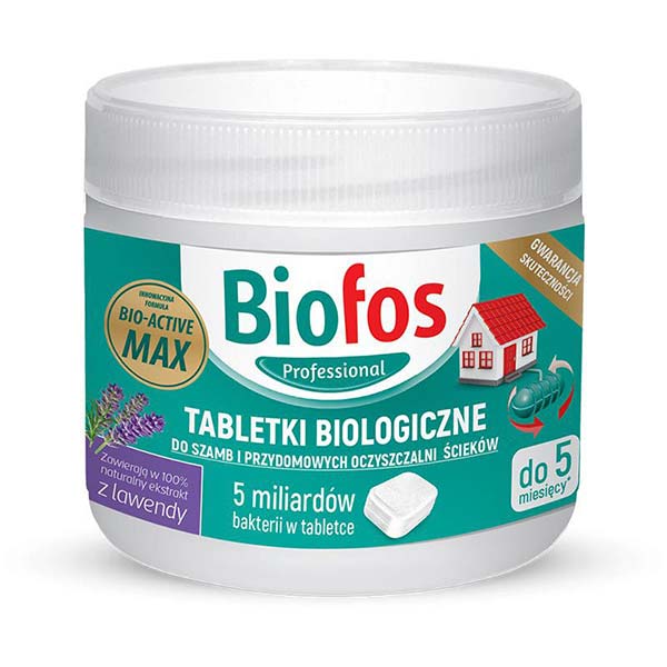 Biofos Professional Preparat do szamb 12 x 20g (tabletki) - Max Drogeria.pl