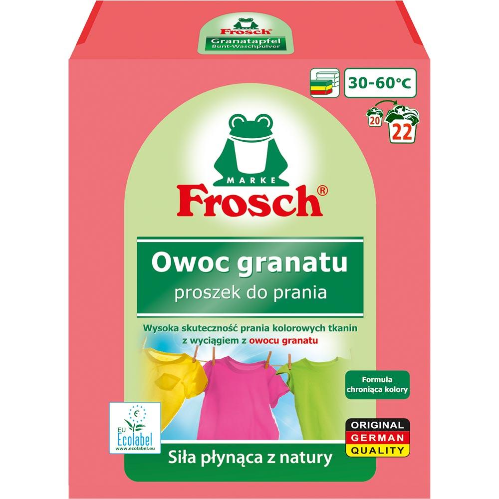 Frosch proszek do prania uniwersalny 1,45kg Owoc Granatu - Max Drogeria.pl