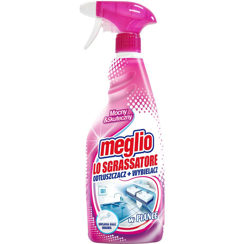 Meglio płyn odtłuszczający i wybielający w piance 750ml - Max Drogeria.pl