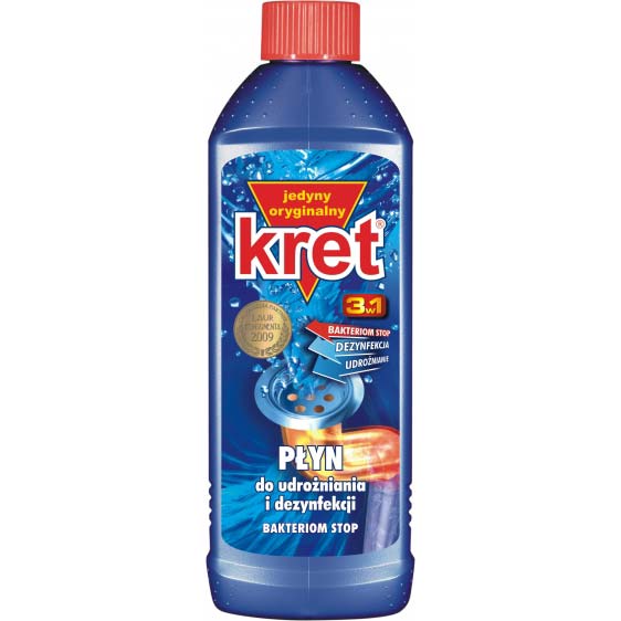 Kret płyn do udrożniania rur 500g - Max Drogeria.pl