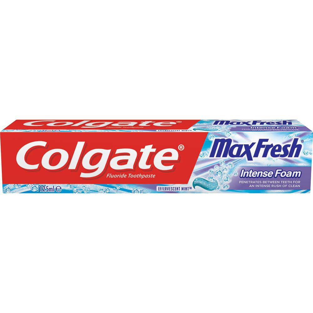 Colgate Max Fresh 125ml pasta do zębów Musująca mięta - Max Drogeria.pl