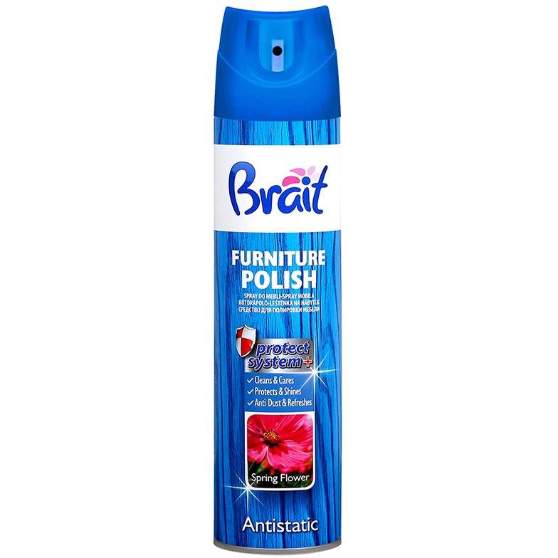 Brait spray do mebli Antistatic Spring Flower 350ml - Max Drogeria.pl