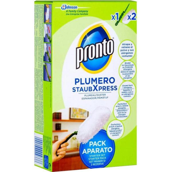 Pronto Duster szczotka do kurzu + 2 końcówki - Max Drogeria.pl